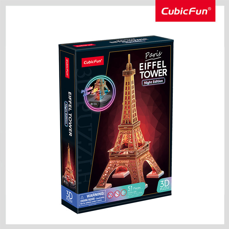 Eiffel Tower Night Edition – CubicFun Australia